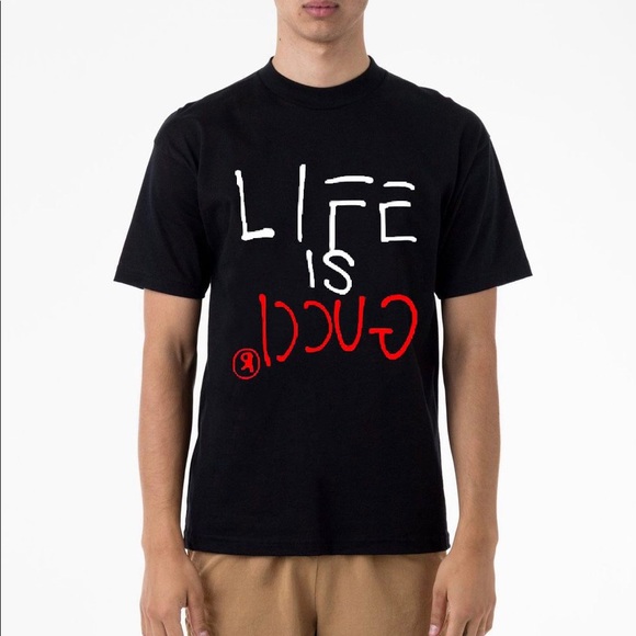 Shirts | Life Is Gucci Tee | Poshmark